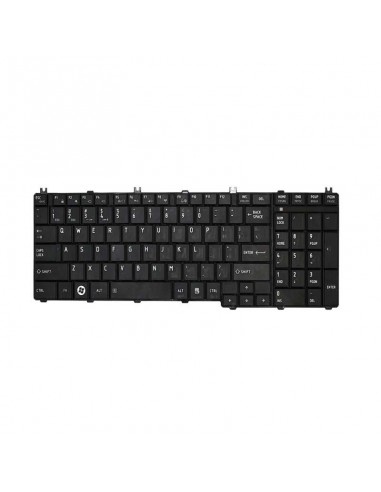 Keyboard for Toshiba Satellite C650, L650, L670 Black Glossy