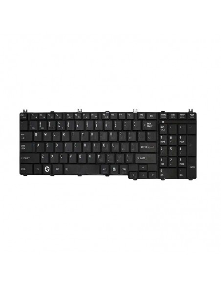 Keyboard for Toshiba Satellite C650, L650, L670 Black Glossy